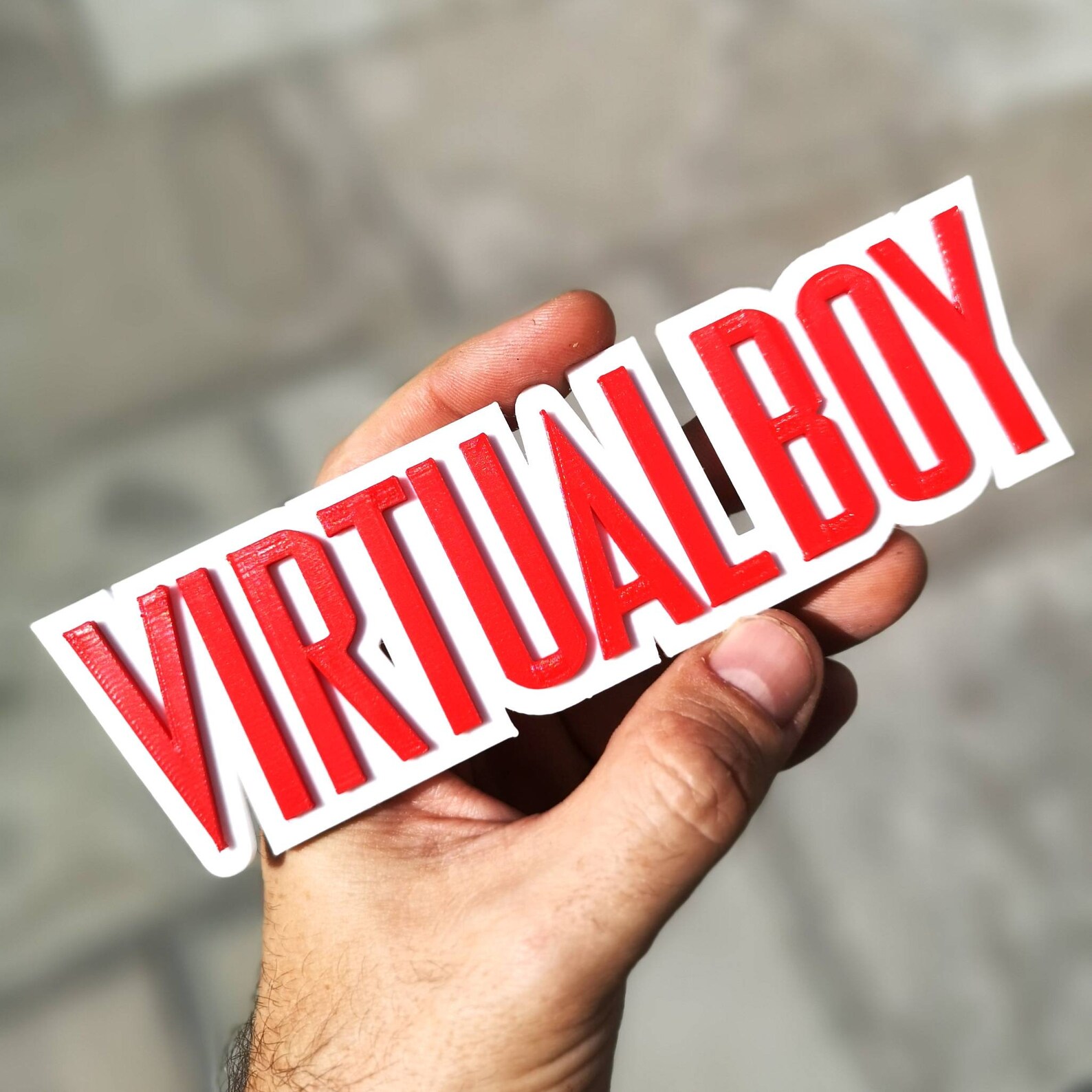 Nintendo Virtual Boy Logo Fridge Magnet/shelf Display Retro - Etsy