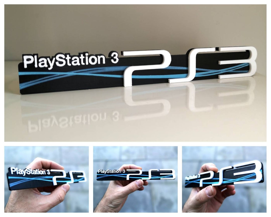 Sony Playstation 3 3D Fridge Magnet/shelf Display Video Games PS3 Logo ...