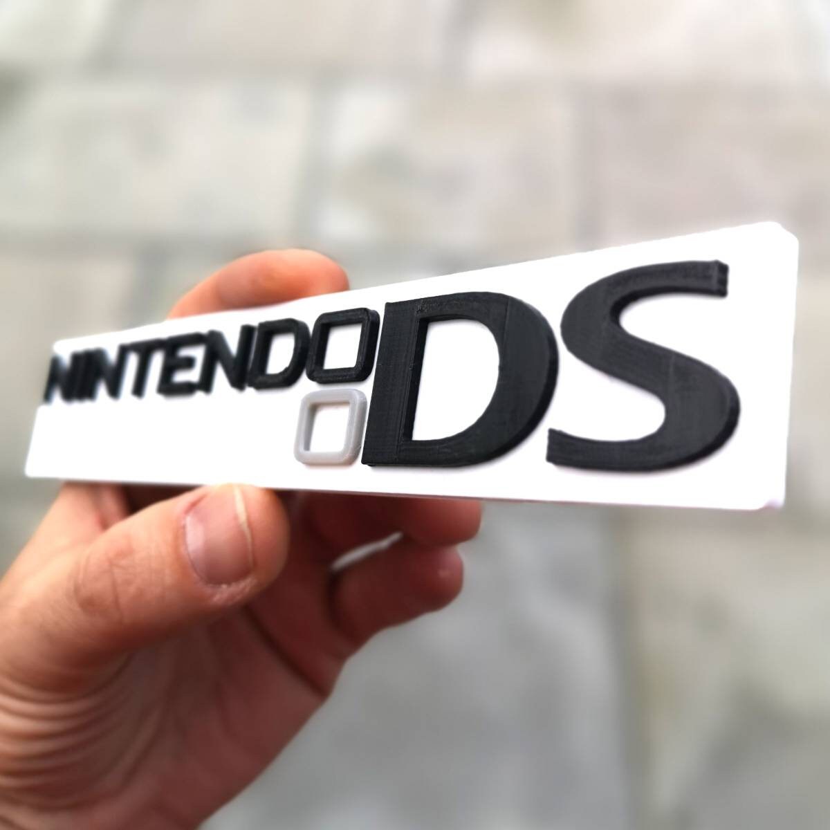 Nintendo DS 3D Shelf Display/fridge Magnet - Classic Video Games Logo ...