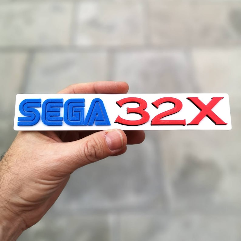 Sega 32x Logo Shelf Display/fridge Magnet - Etsy