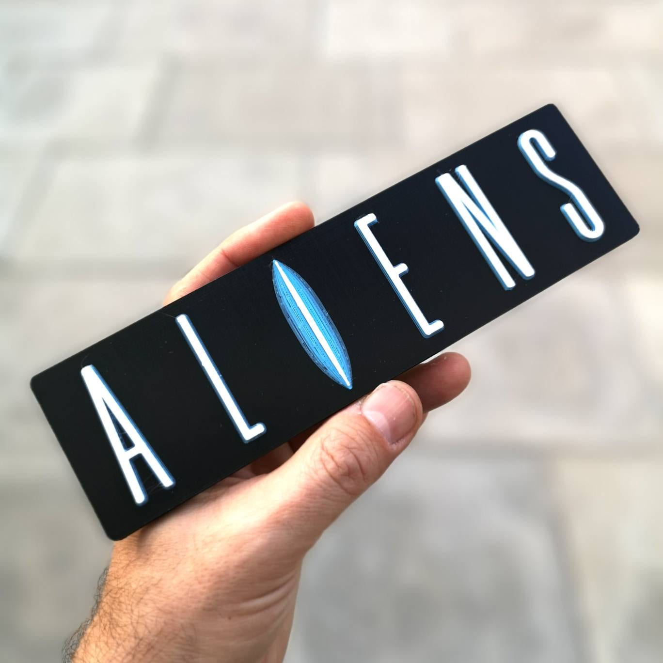 Aliens Fridge Magnet / Shelf Display Classic Movie Logo - Etsy