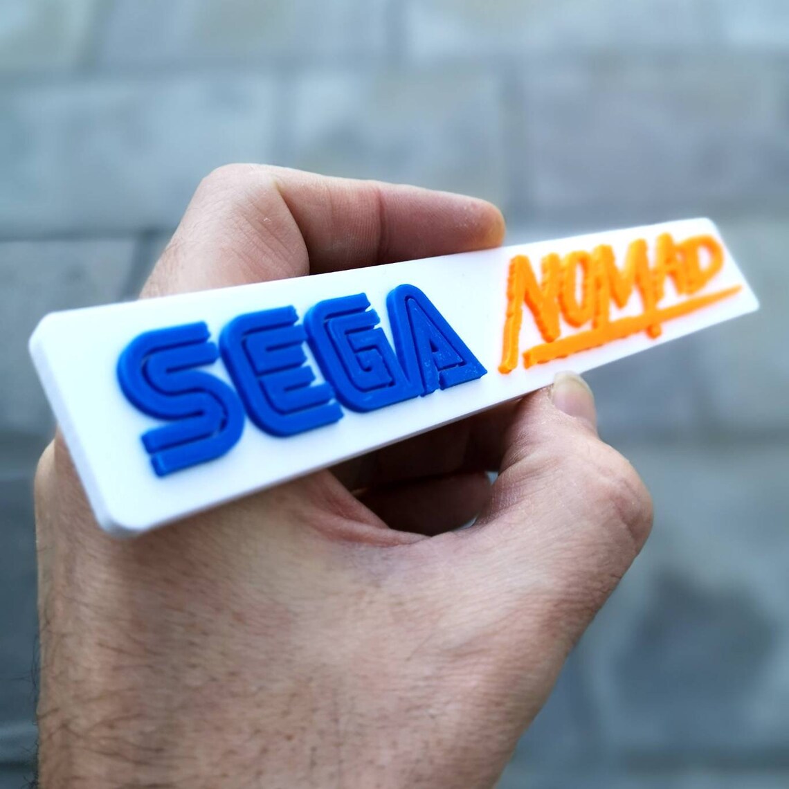 Sega Nomad 3D Fridge Magnet / Shelf Sign - Retro 80s 8bit Video Games ...