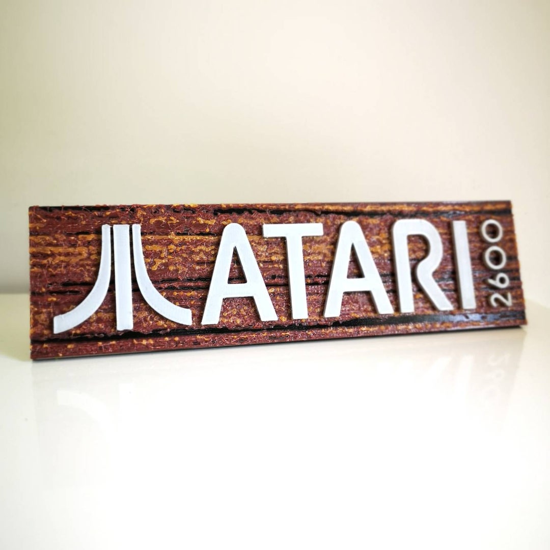 Atari 2600 Woodgrain Effect Fridge Magnet / Shelf Display - Classic ...
