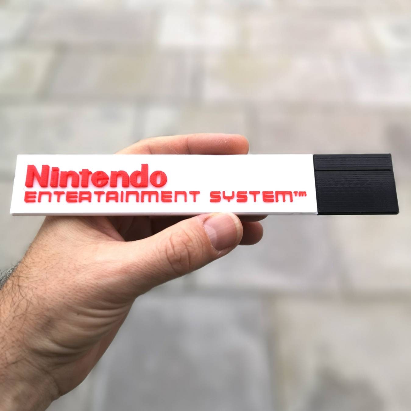Nintendo Entertainment System Logo Fridge Magnet/shelf Display - Retro ...