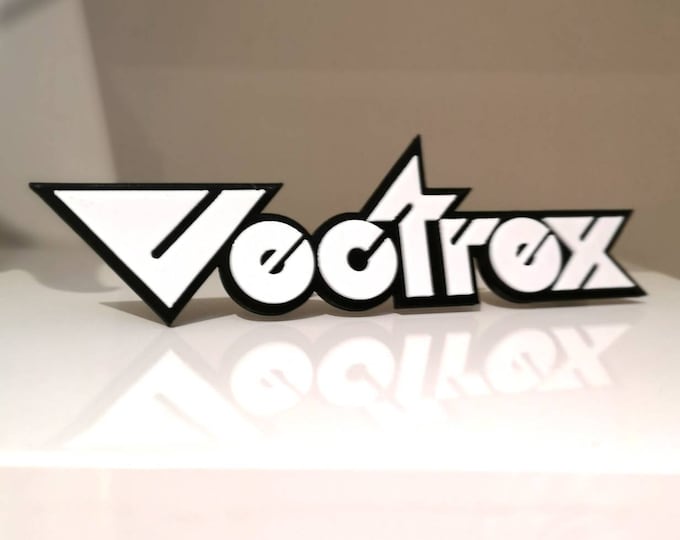 Vectrex USA Badge 3D Magnet Retro 80s 8bit Video Games Logo Fridge/car ...