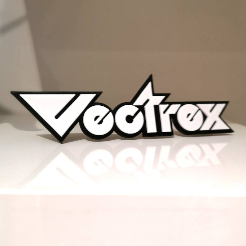 Vectrex (USA) Badge 3D Magnet - Retro 80s 8bit Video Games Logo Fridge ...