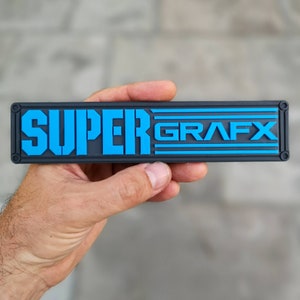 PC Engine Supergrafx Logo Shelf Display/fridge Magnet - Retro 80s 16bit ...