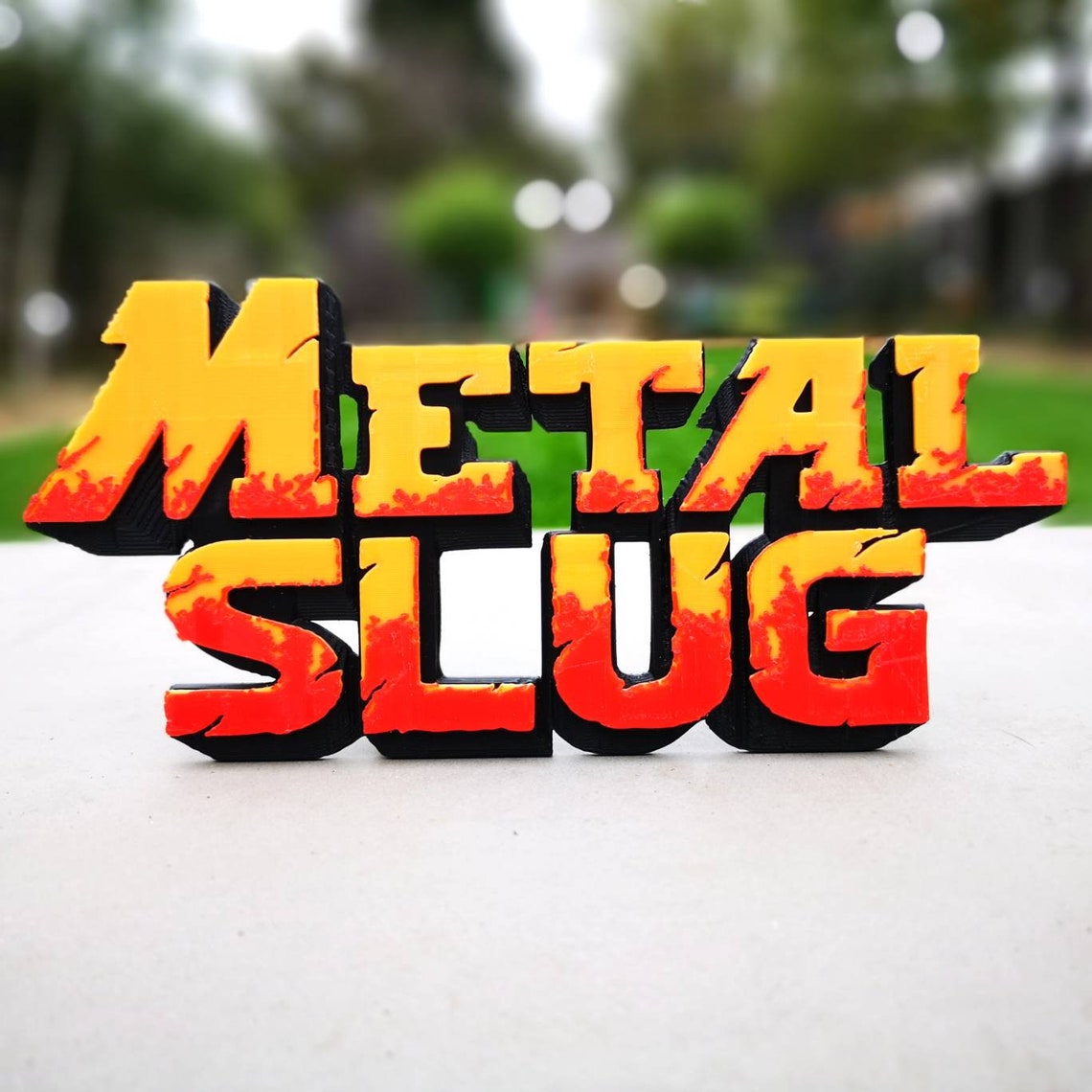 Metal Slug Fridge Magnet / Shelf Display - Classic Video Games Logo - Etsy