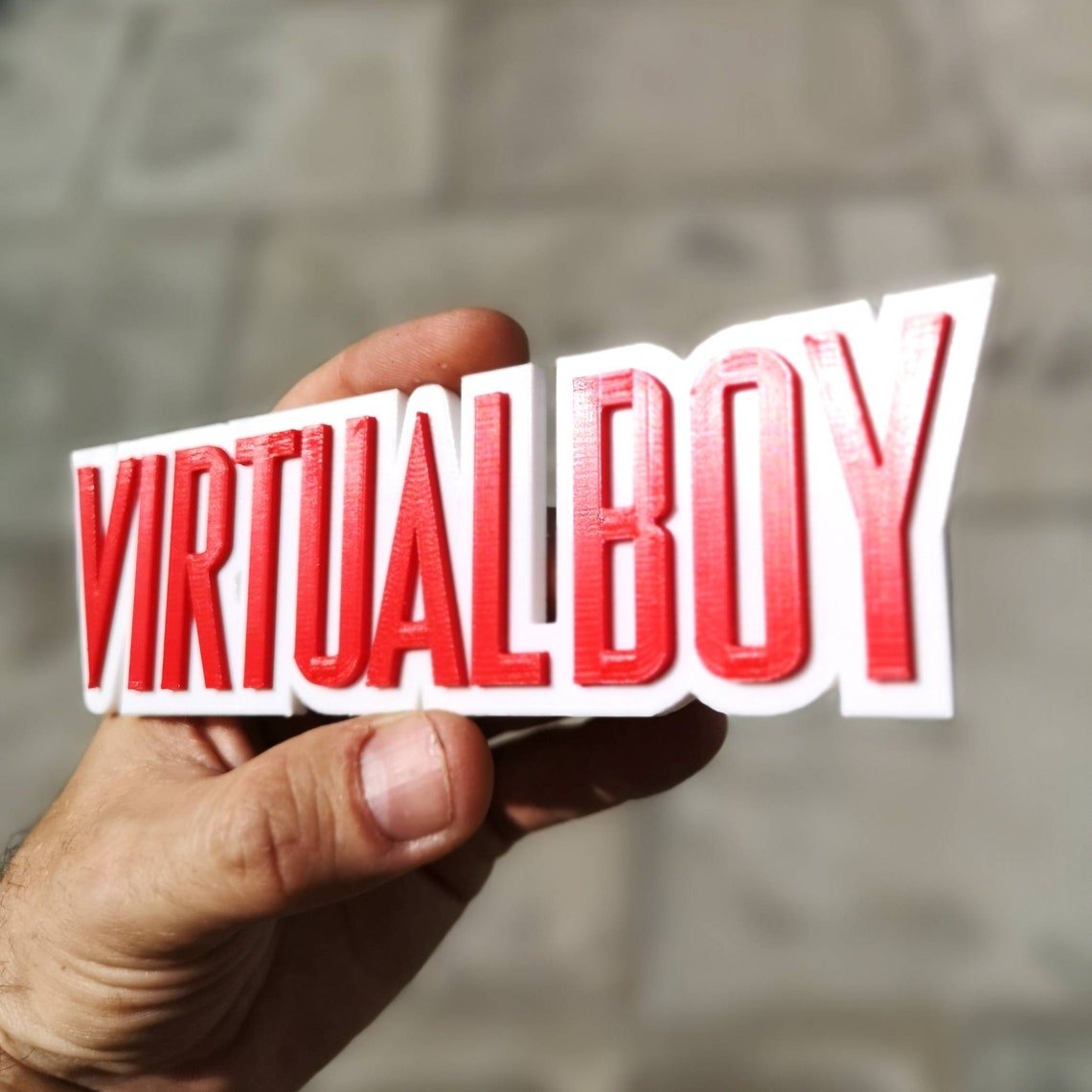 Nintendo Virtual Boy Logo Fridge Magnet/shelf Display - Retro 90s Video ...