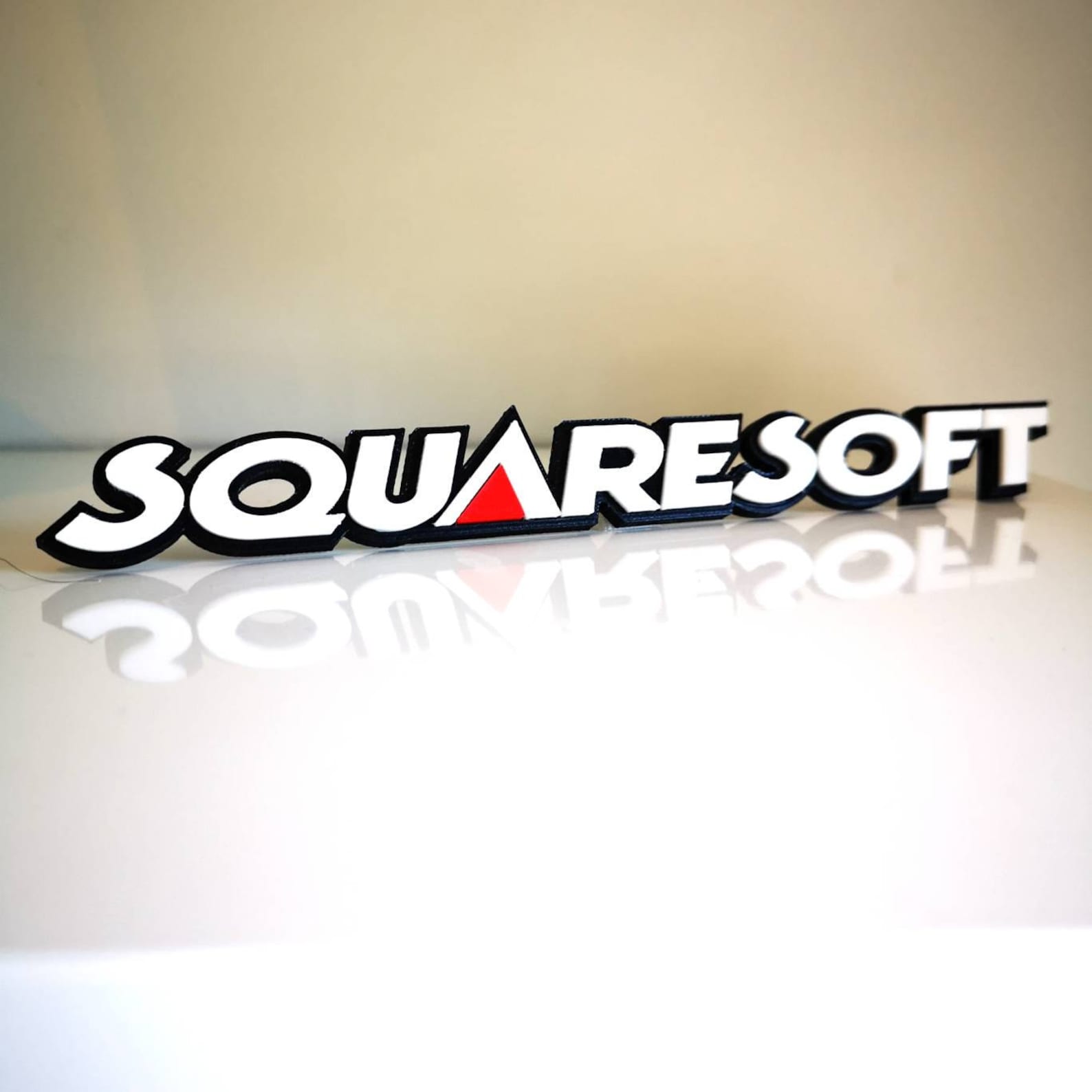 Squaresoft Fridge Magnet / Shelf Display - Classic Video Games Logo - Etsy