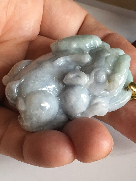 Sz10 Lavender Jadeite Certified Type A Jade Saddle Ri… - Gem