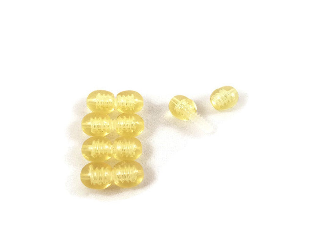 Screw Clasps / Plastic Clasp / Polished / 5 Pcs / Yellow Color Clasp ...
