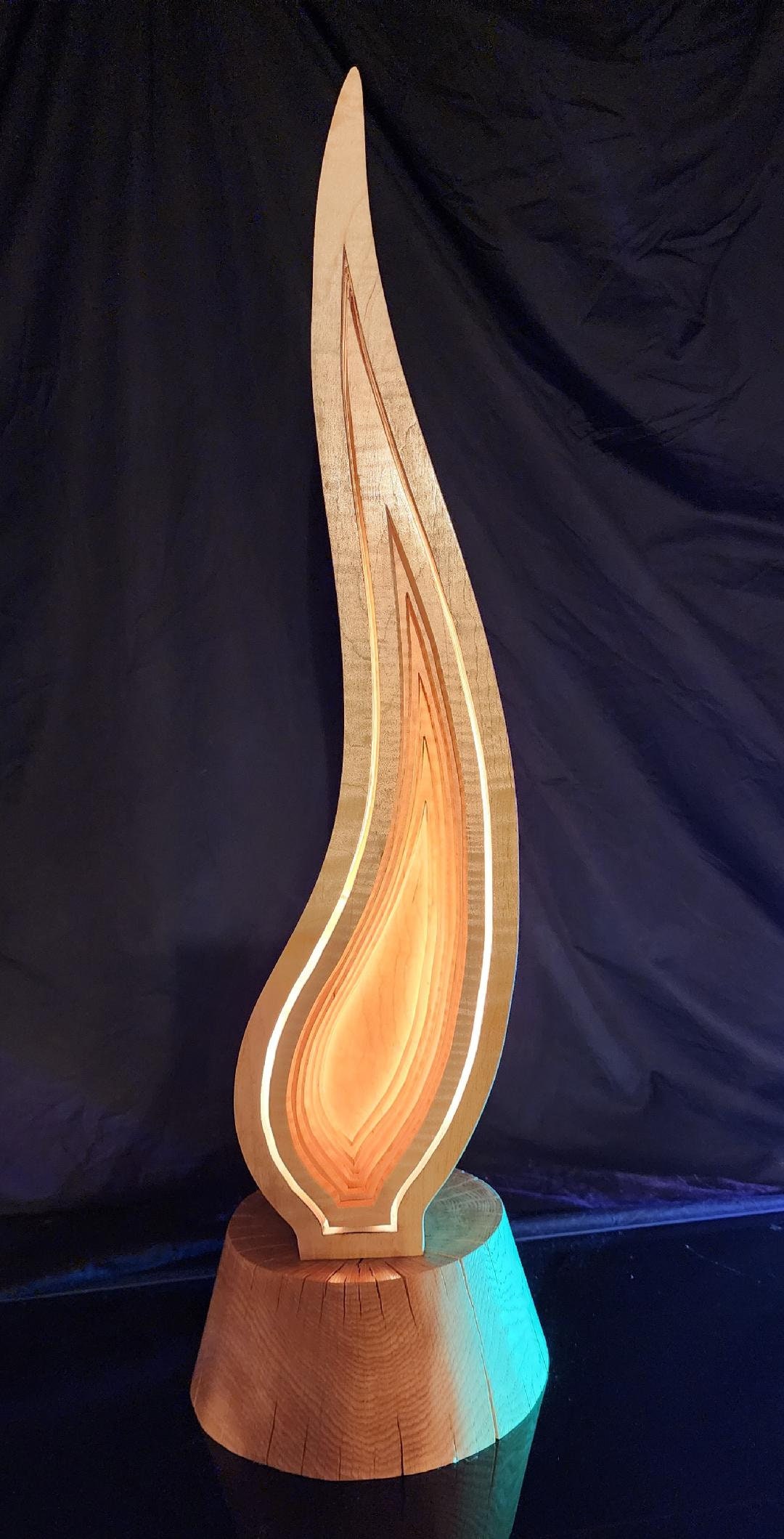 Imploding Flame Mood Lamp - Etsy