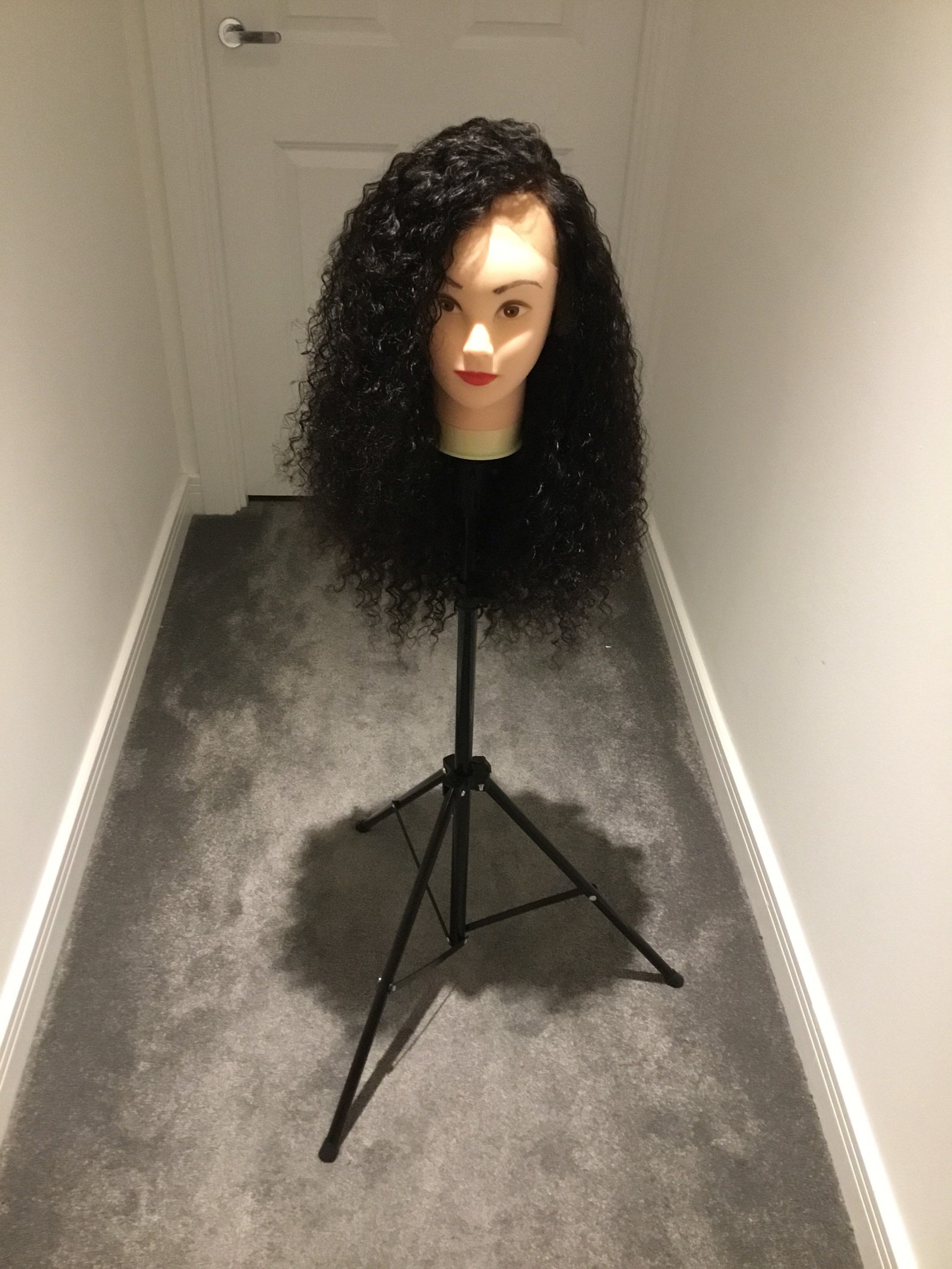 Custom Made.. Prestige Deep Wave Curly Brazilian Human Hair Wig.high ...