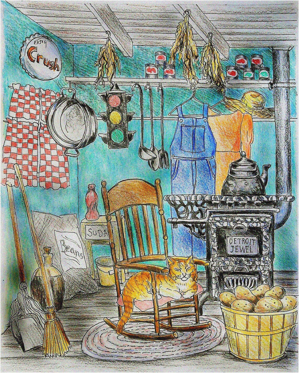 Old Country Store 2 Pages of Printable Downloads - Etsy