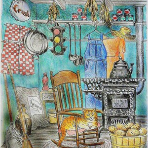 Old Country Store 2 Pages of Printable Downloads - Etsy