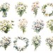 Daisy Birth Flower Clipart, DIGITAL DOWNLOAD, April Birth Month Clip ...