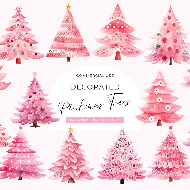 Pink Christmas Tree - Etsy