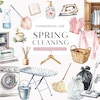 24 Rustic Cleaning Tools PNG Clipart, Vintage Brooms and Bucket ...