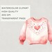 Valentine Sweater Clipart DIGITAL DOWNLOAD Valentine - Etsy