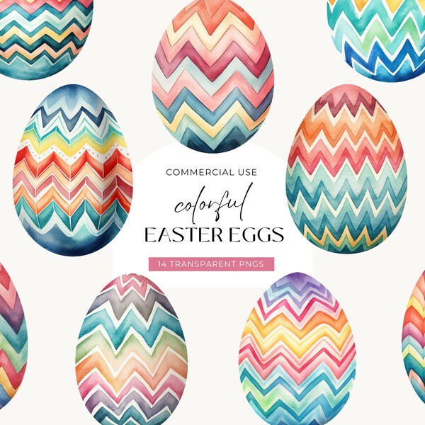 Easter Egg Clipart - Etsy