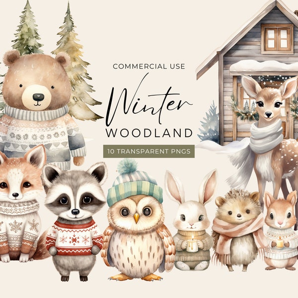 Woodland Creatures - Etsy