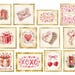 Valentine Postage Stamps Clipart, Valentines Day Clip Art, Scrapbooking ...