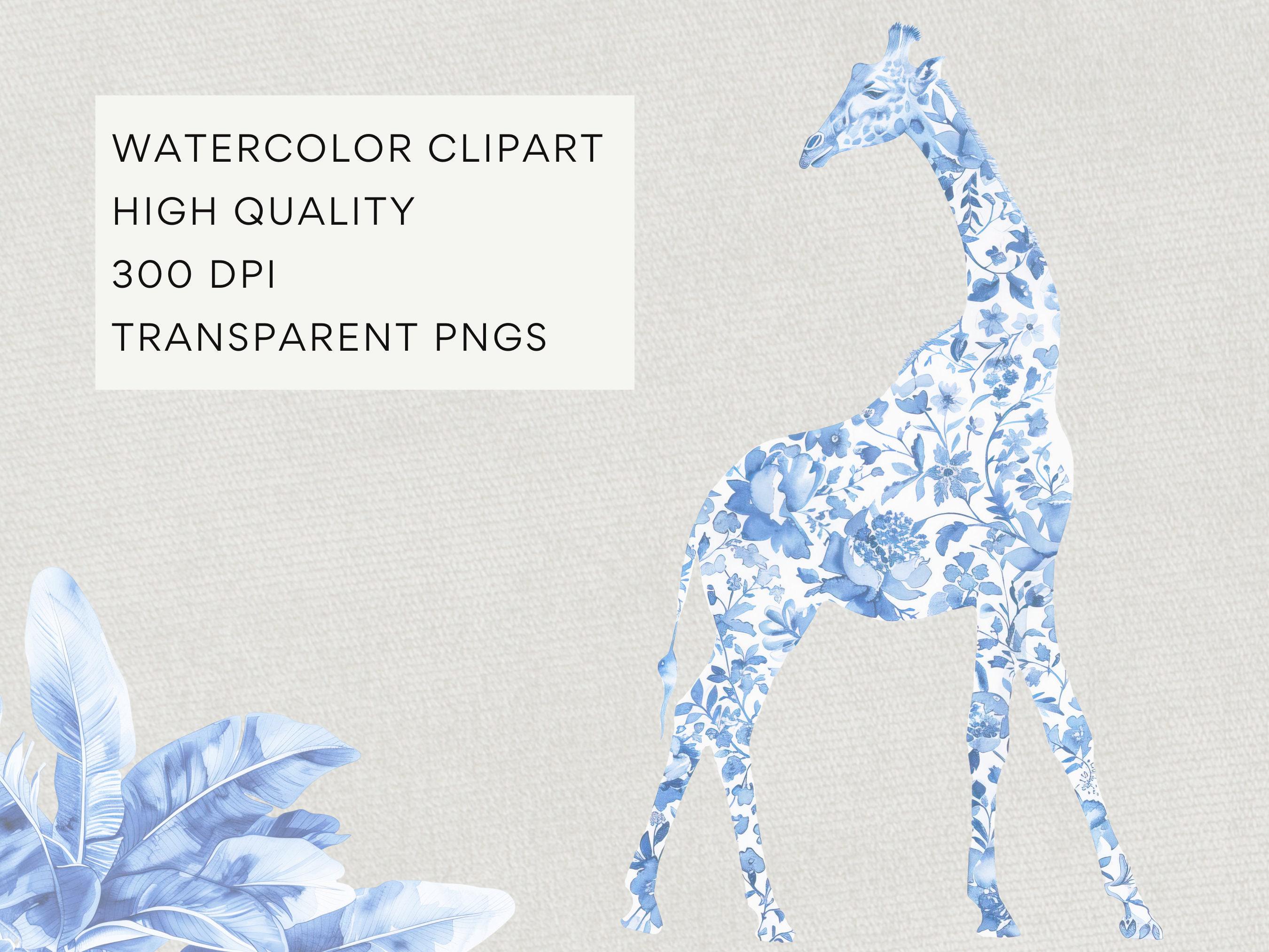 Blue Safari Toile Clipart, DIGITAL DOWNLOAD, Baby Shower Toile De Jouy ...