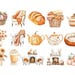 Cozy Watercolor Autumn Clipart, DIGITAL DOWNLOAD, Fall Clip Art ...