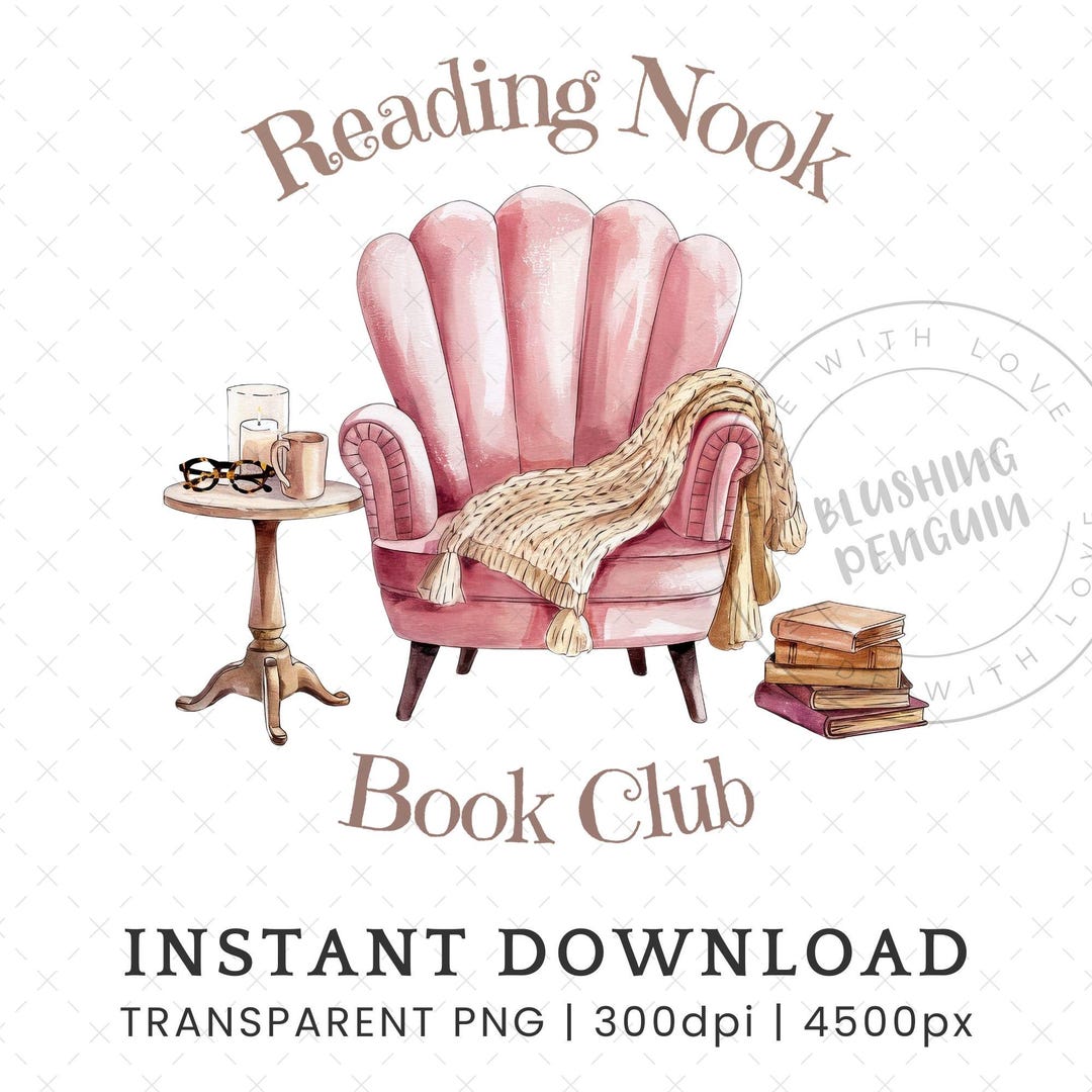 Cozy Book Club PNG, Winter Book Club Sublimation Design, Reader ...