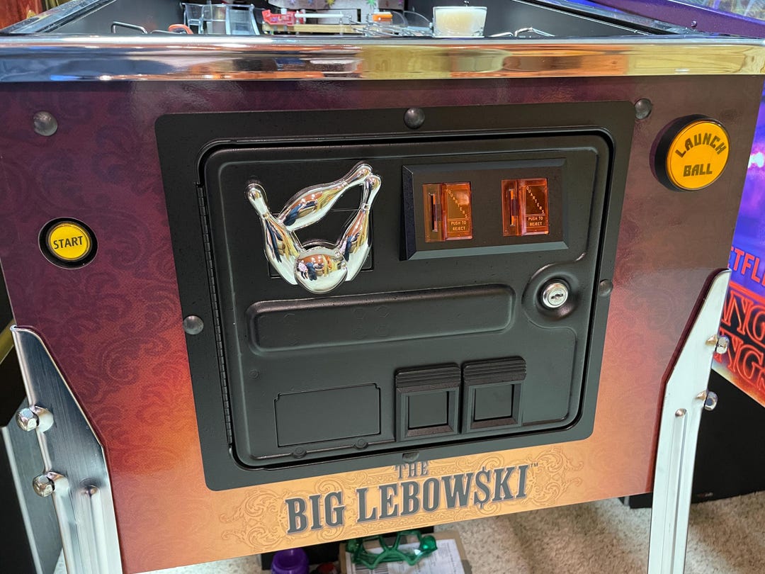 The Big Lebowski Pinball Machine Coin Door Mod - Etsy