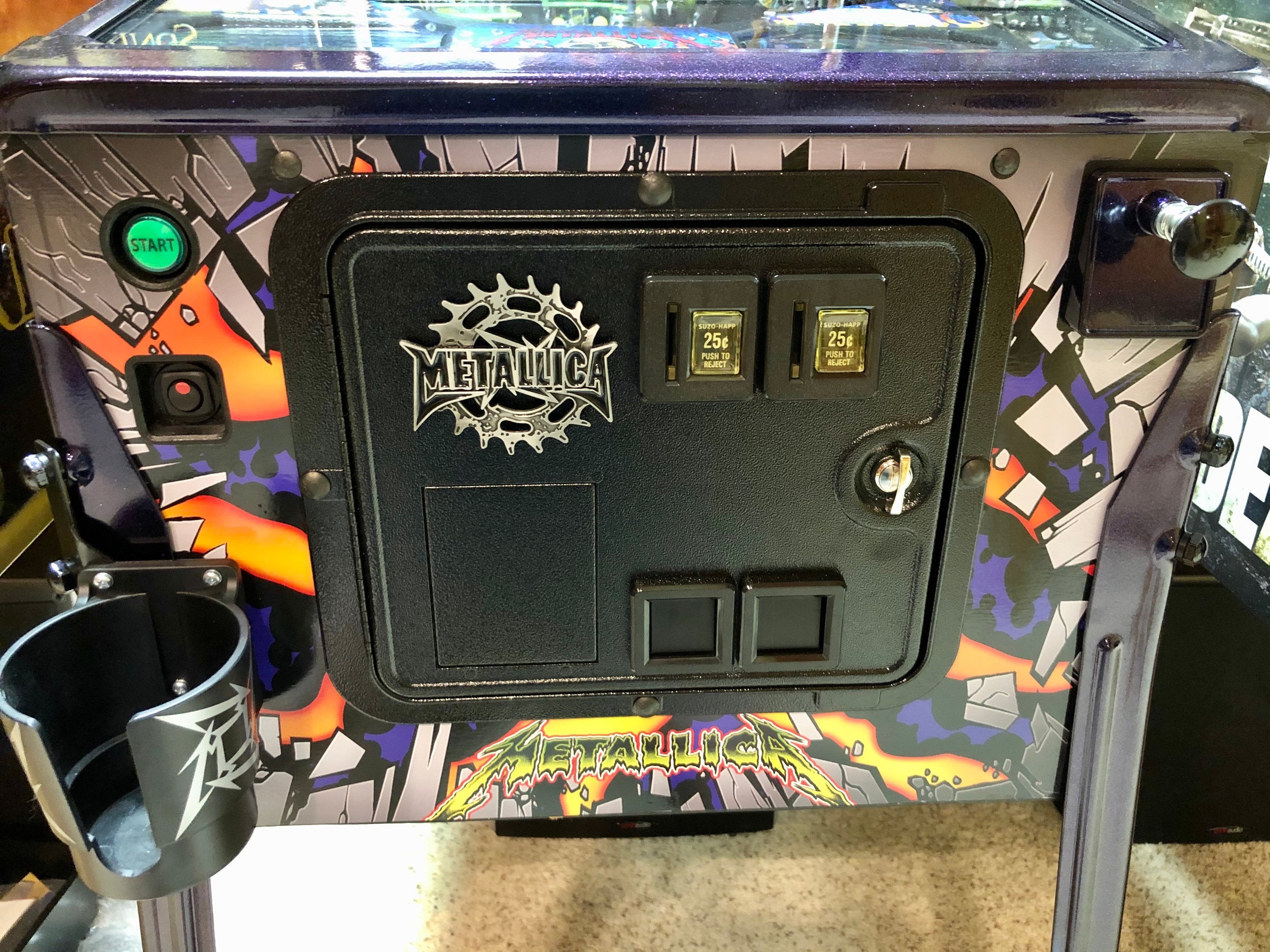 Metallica Pinball Machine Metal Coin Door Mod - Etsy