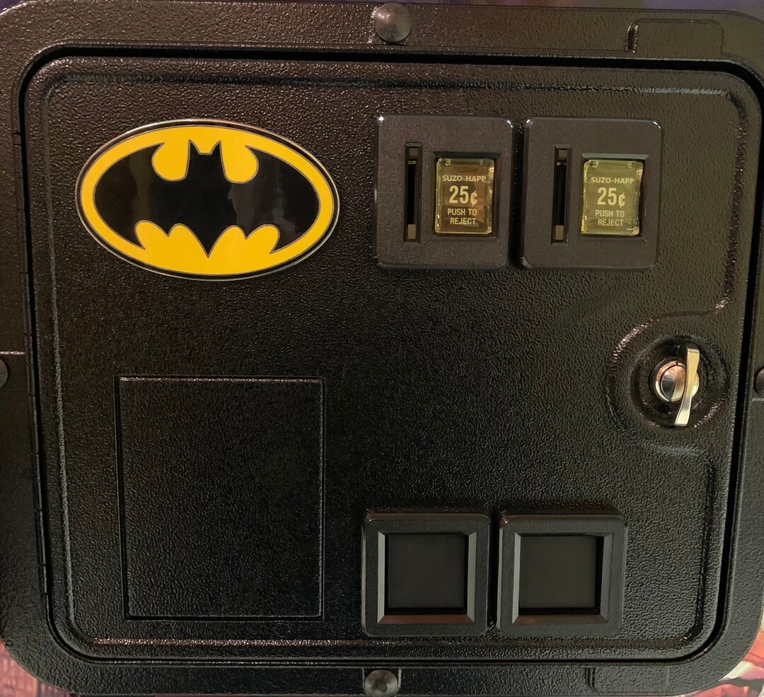 Custom Batman Pinball Machine Metal Coin Door Mod - Etsy