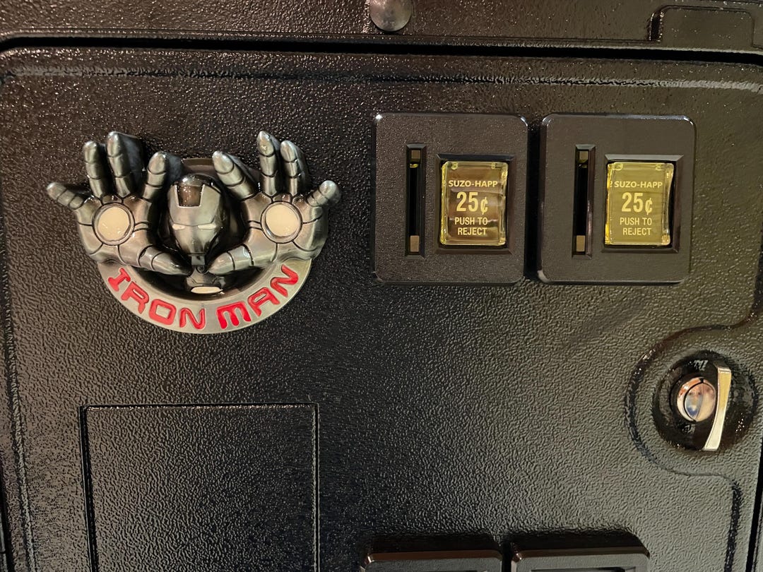 Iron Man Pinball Machine Coin Door Mod VERSION 2 - Etsy