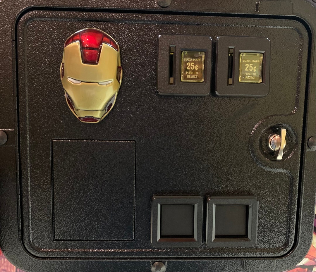 Iron Man Pinball Machine Coin Door Mod - Etsy