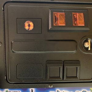 GLASS Eye of Sauron Lord of the Rings Pinball Machine Coin Door Mod - Etsy
