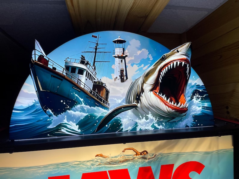 JAWS Pinball Machine LED Topper Mod (ships From United States!!!) - Etsy
