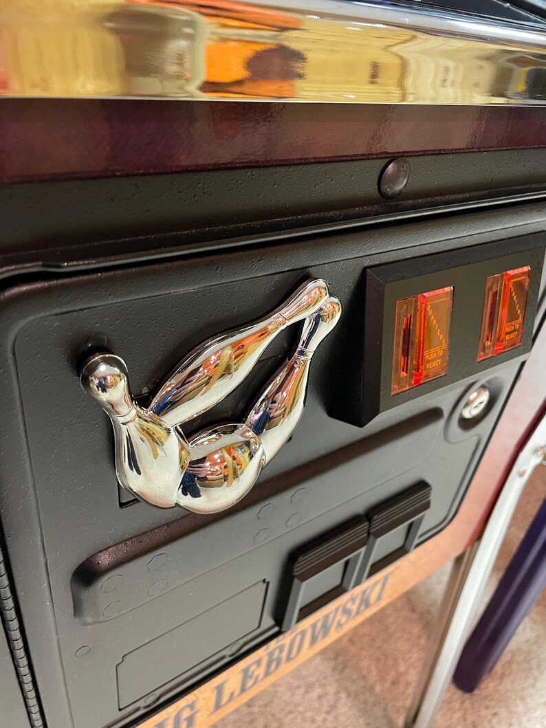 The Big Lebowski Pinball Machine Coin Door Mod - Etsy