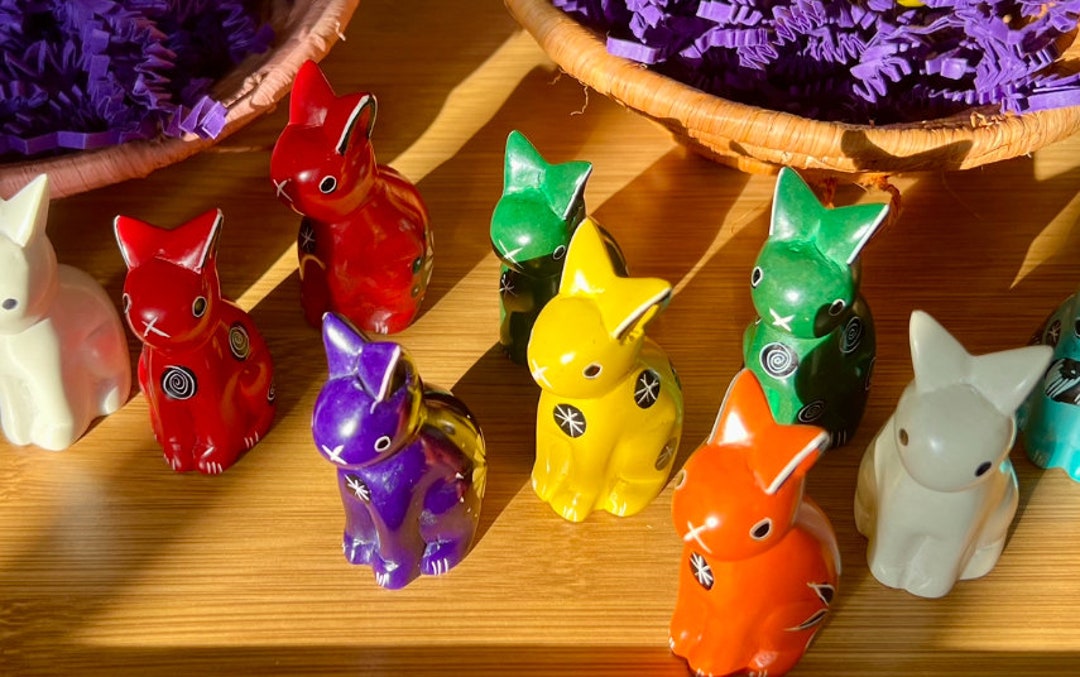 Soapstone Rabbit, Kenyan Carved Soapstone, Rabbit Figure, Teacher Gift ...