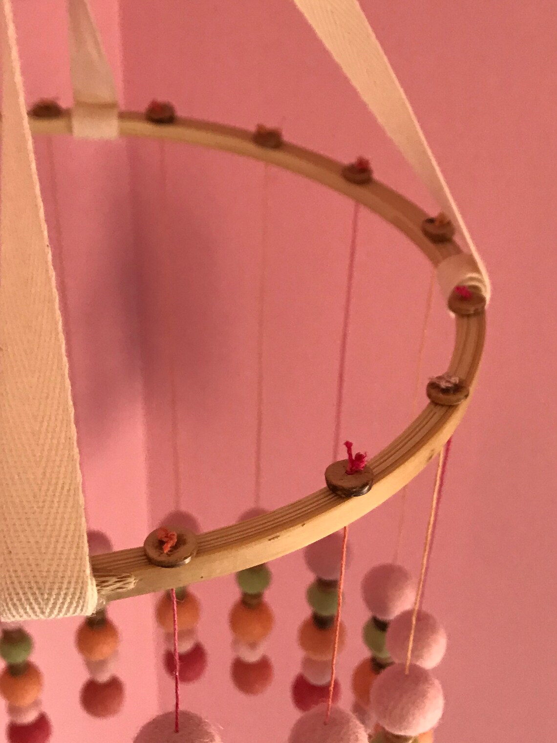 Fresh Melons Felt Ball Mobile Bamboo Mobile Eco-friendly - Etsy