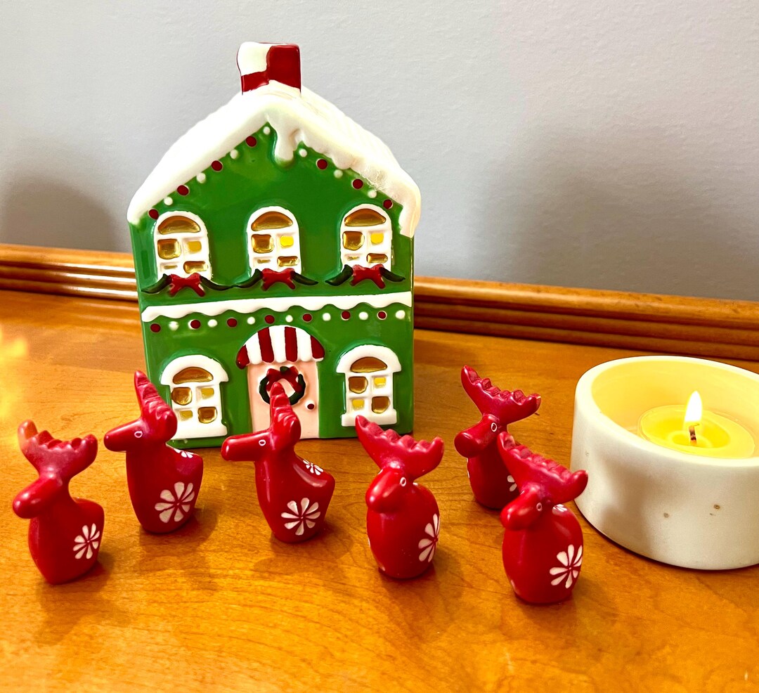 Reindeer Soapstone Figures, Kenyan Hand Carved, Christmas Figures ...