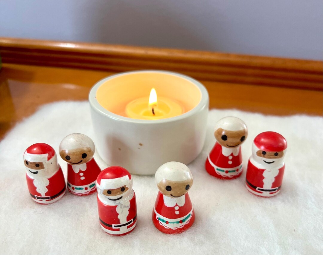 Soapstone Santa and Mrs. Clause, Kenyan Hand Carved, Christmas Figured ...