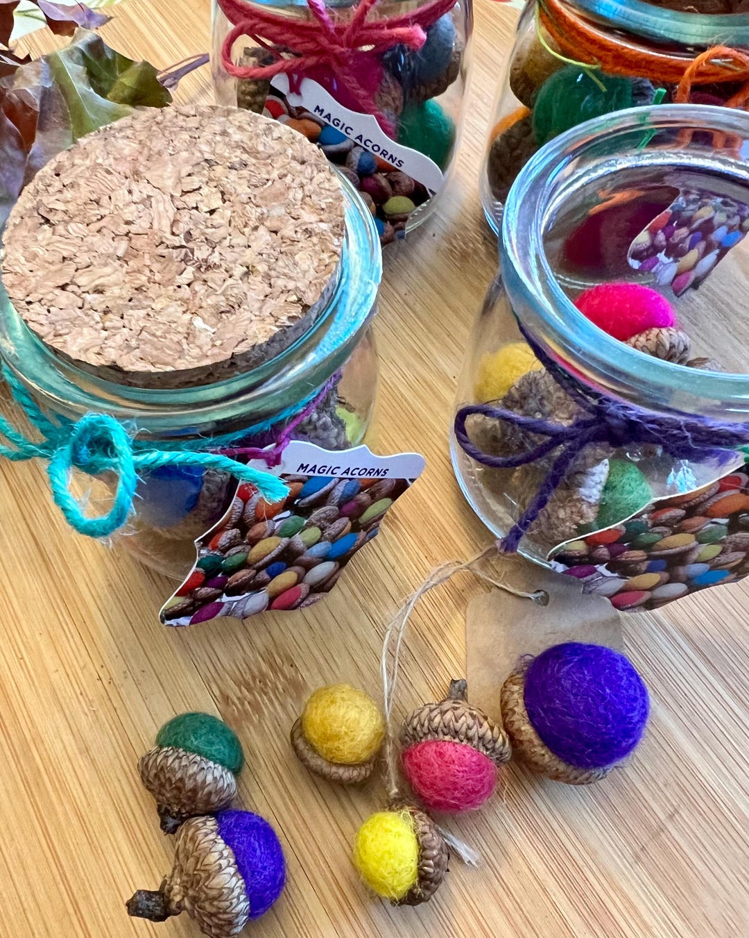 Magic Acorns Jar, Pretend Play Acorns, Counting Acorns, Children's ...