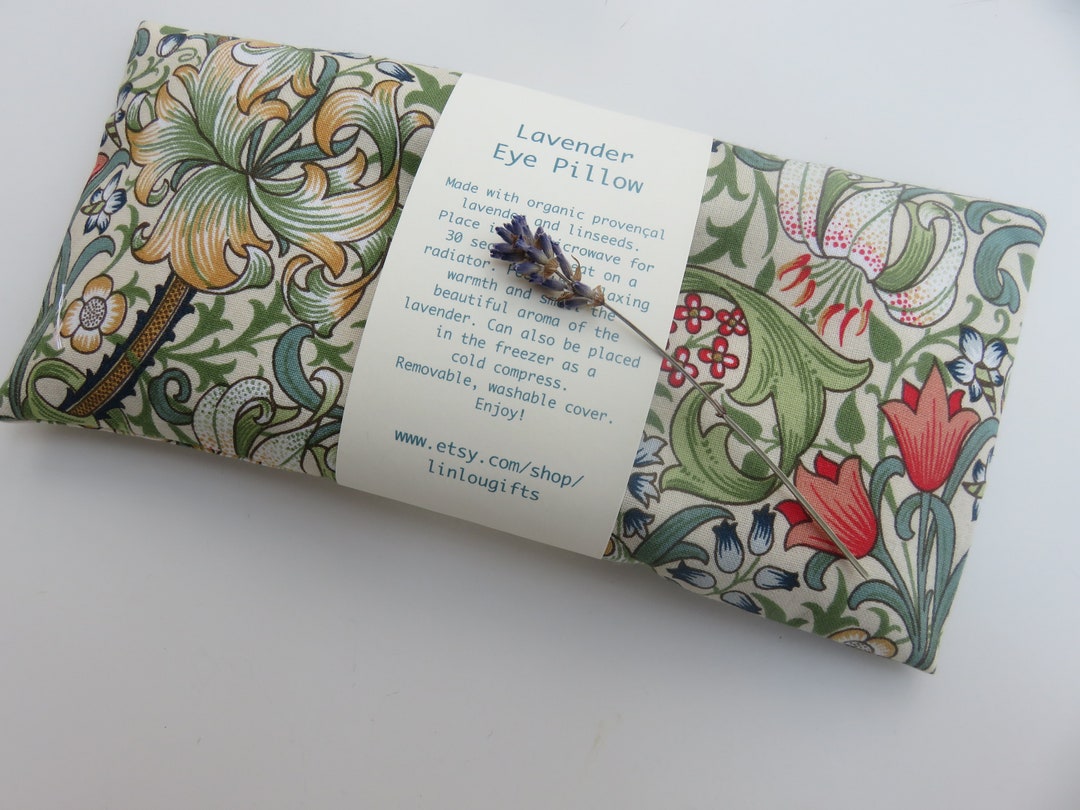 William Morris Lavender and Linseed Eye Pillow - Etsy