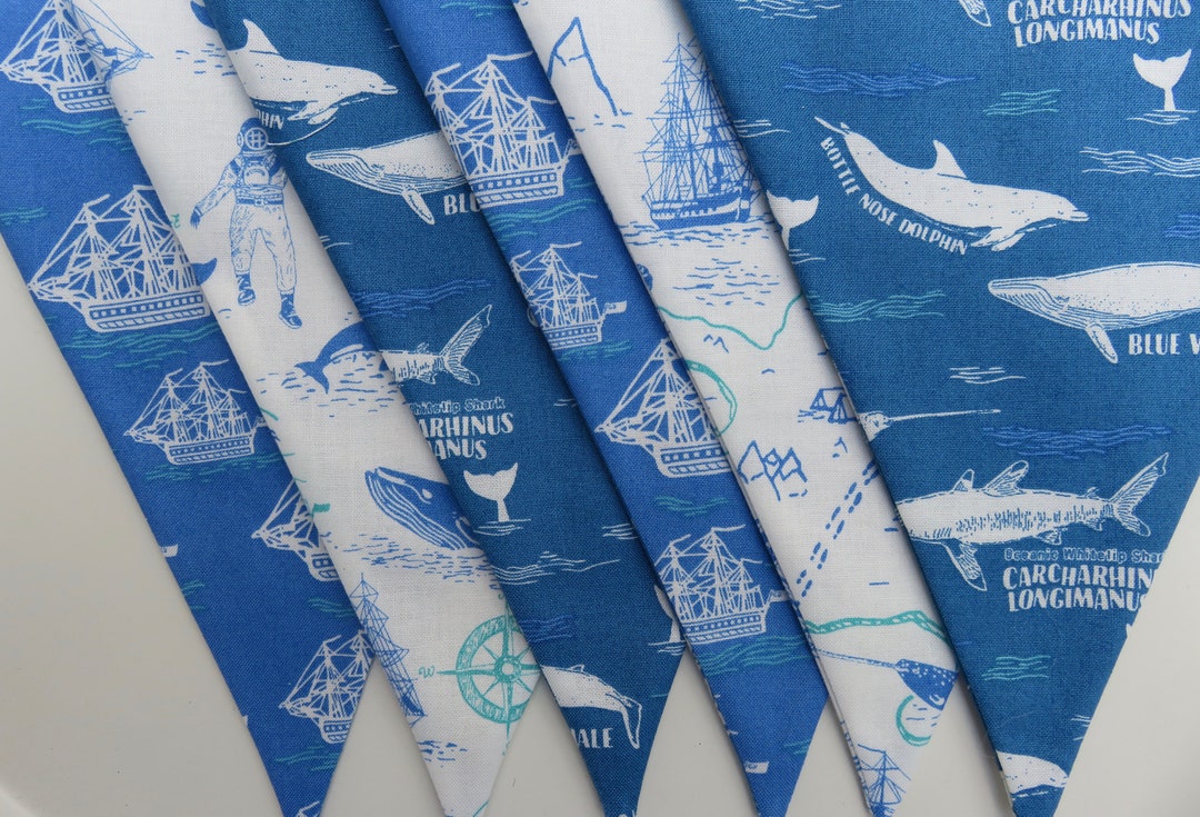 Ocean Bunting Sea Themed Bunting Ocean Wildlife Bunting, 3 Metres ...