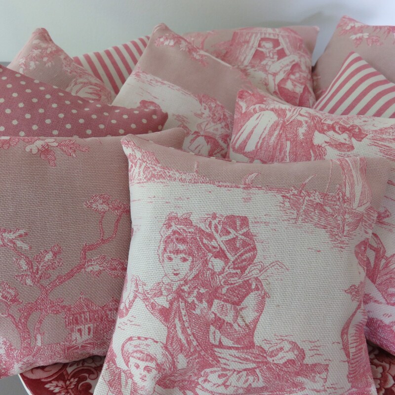 Pink Toile - Etsy