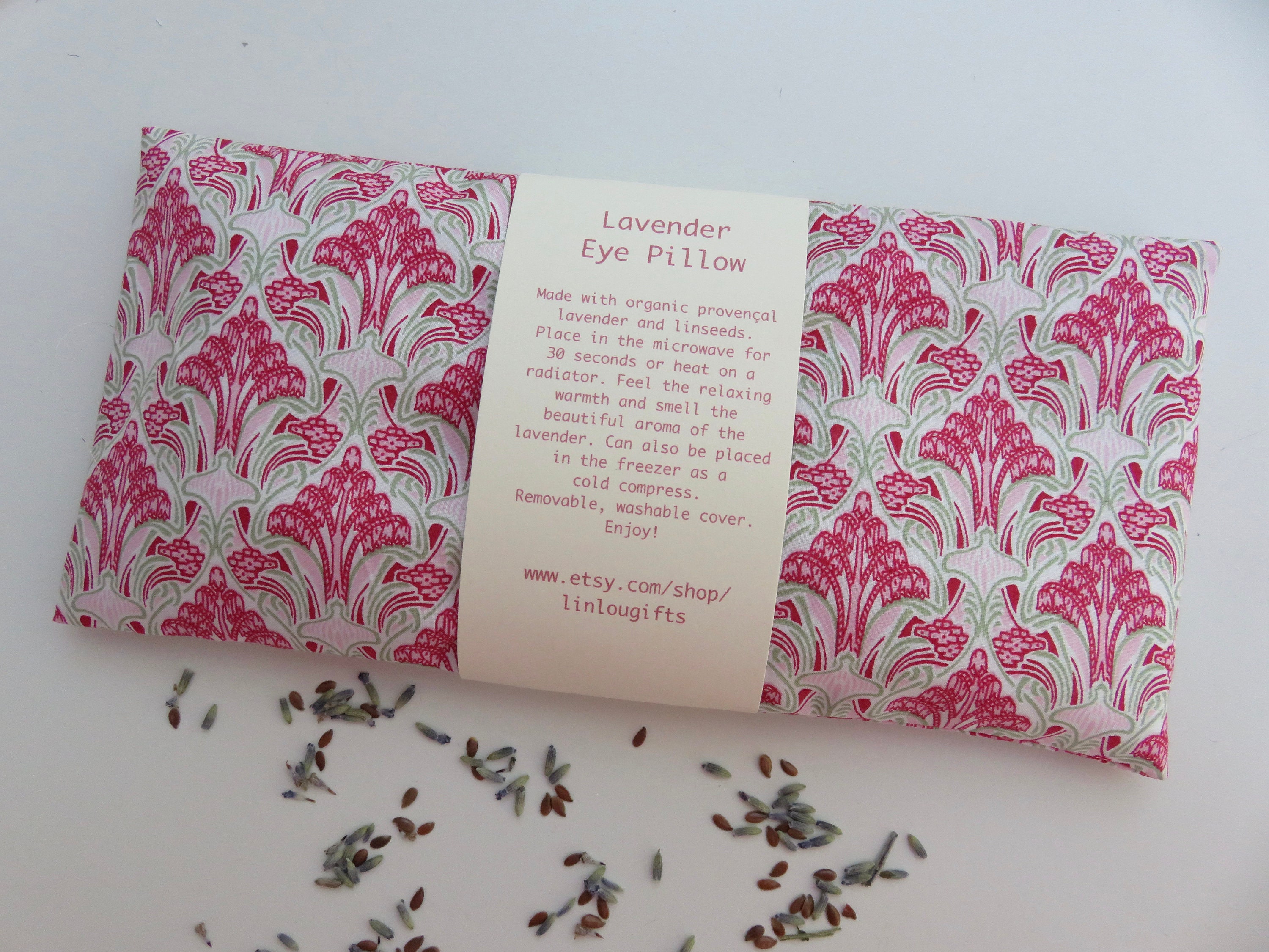 Lavender Eye Pillow Heated Eye Mask Choice of Filling Etsy UK