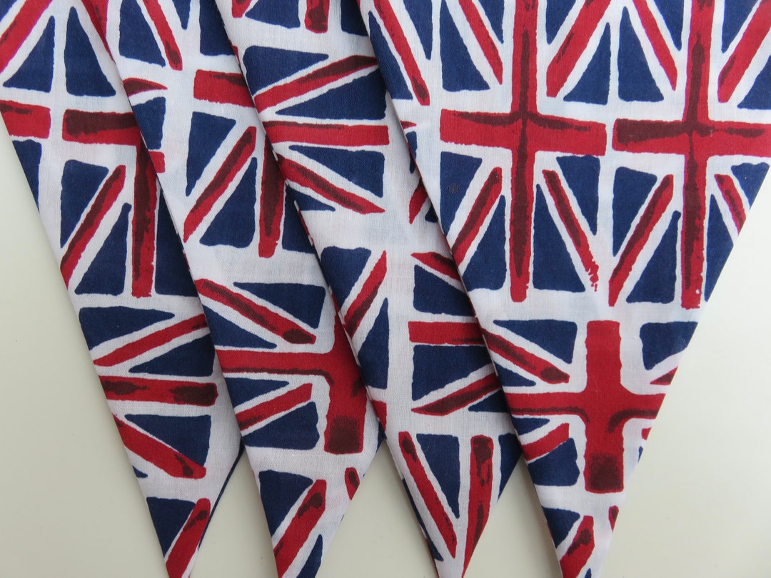 VE Day Bunting, Union Jack Bunting, UK Bunting, Retro Style Bunting - Etsy