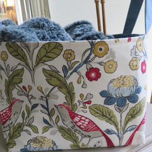 Large Craft Basket, Knitting Basket, Crochet Basket, Sewing Basket - Etsy
