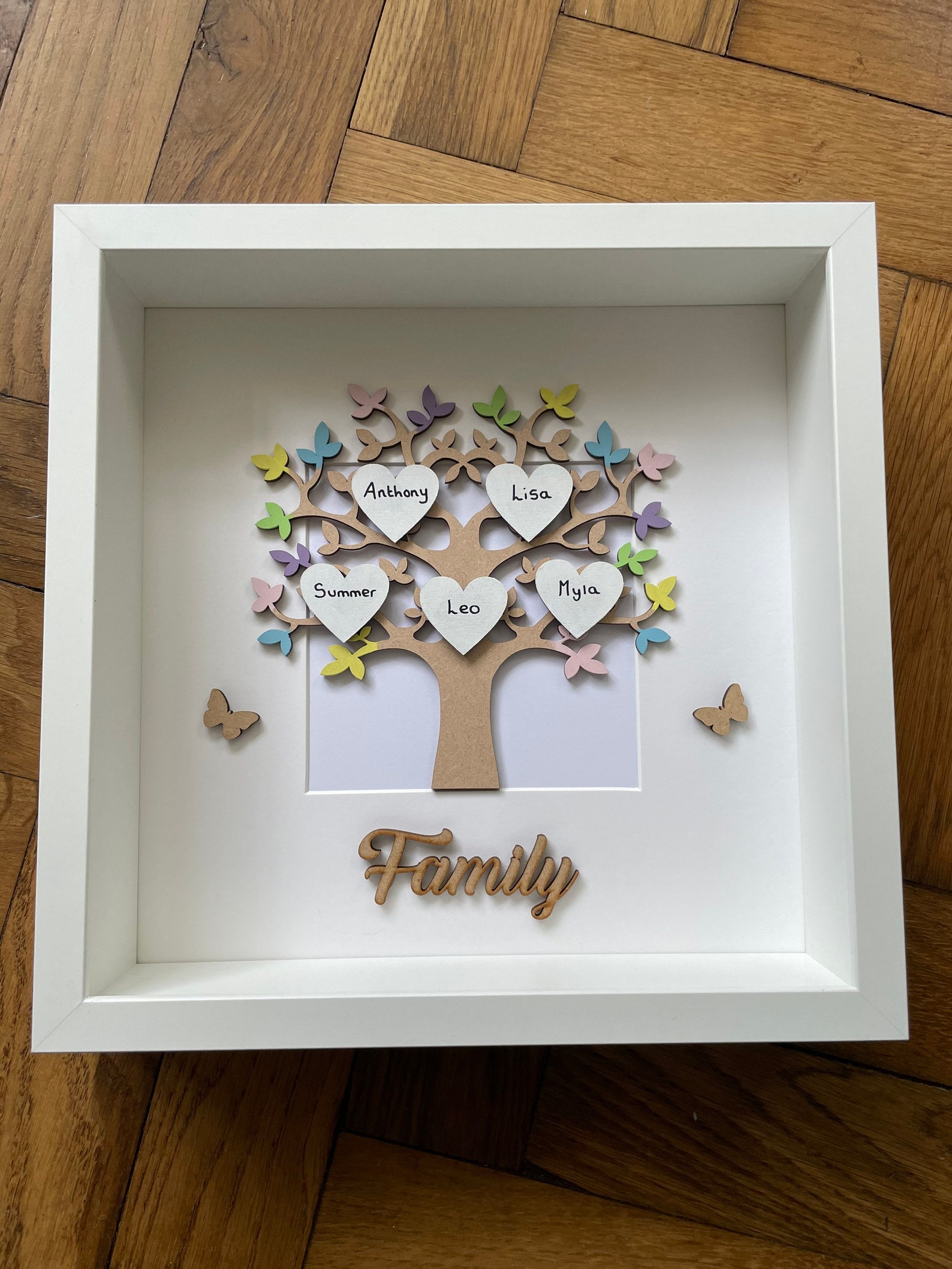 Family Tree Frame Family Frame Tree Frame Family Gift - Etsy